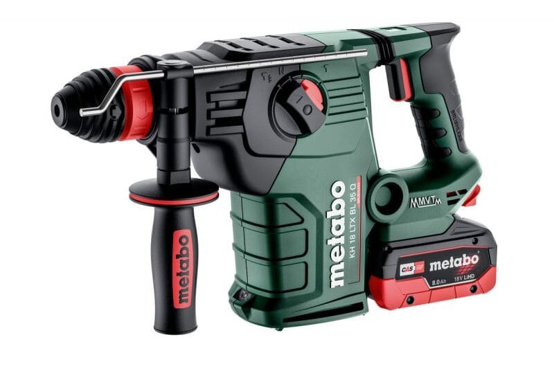 Аккумуляторный перфоратор Metabo KH 18 LTX BL 35 Q LiHD 2x8.0 Ач, 600813810
