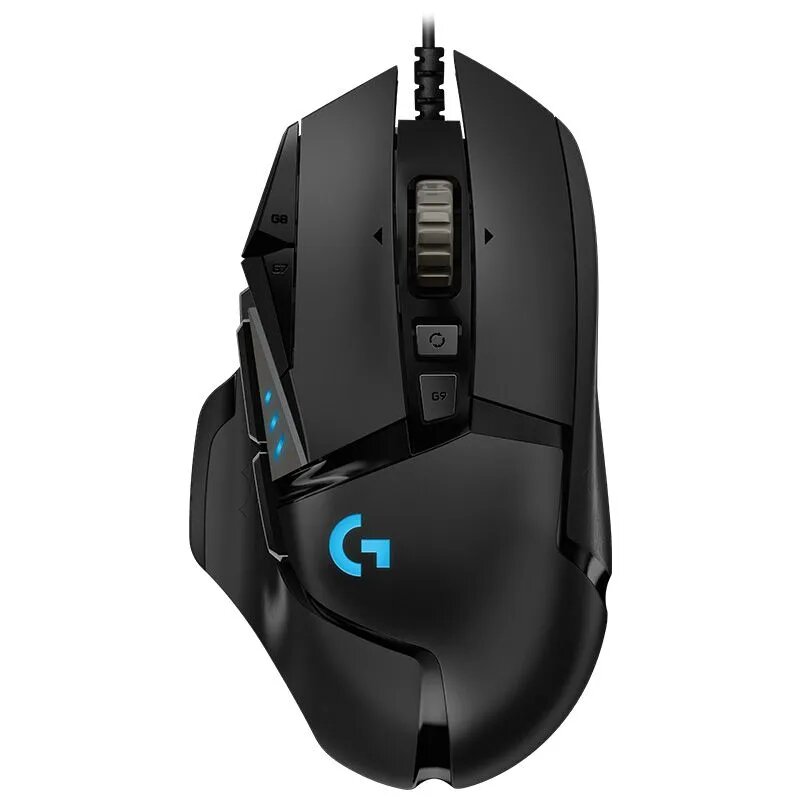 Logitech G Игровая мышь проводная Logitech G G502 hero, black, Wired, черный