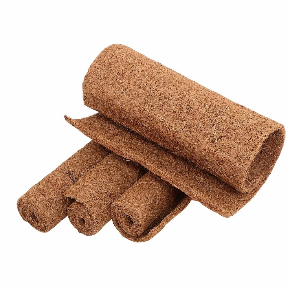 Набор из 4 кокосовых матов для гнезд кур, коричневого цвета, для маленьких животных