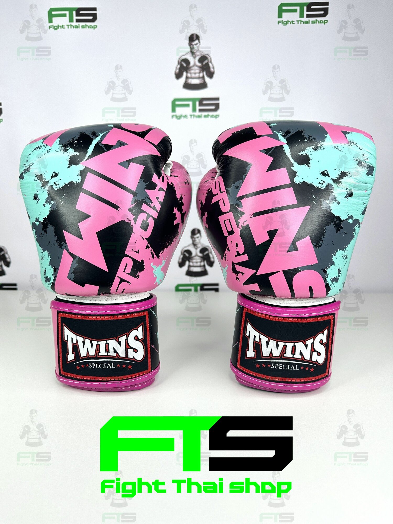 Боксерские перчатки Twins Special 12 унций розовые FBGVL3-61