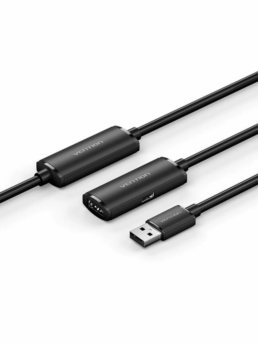 Удлинитель USB 2.0 с усилителем сигнала, 20 м