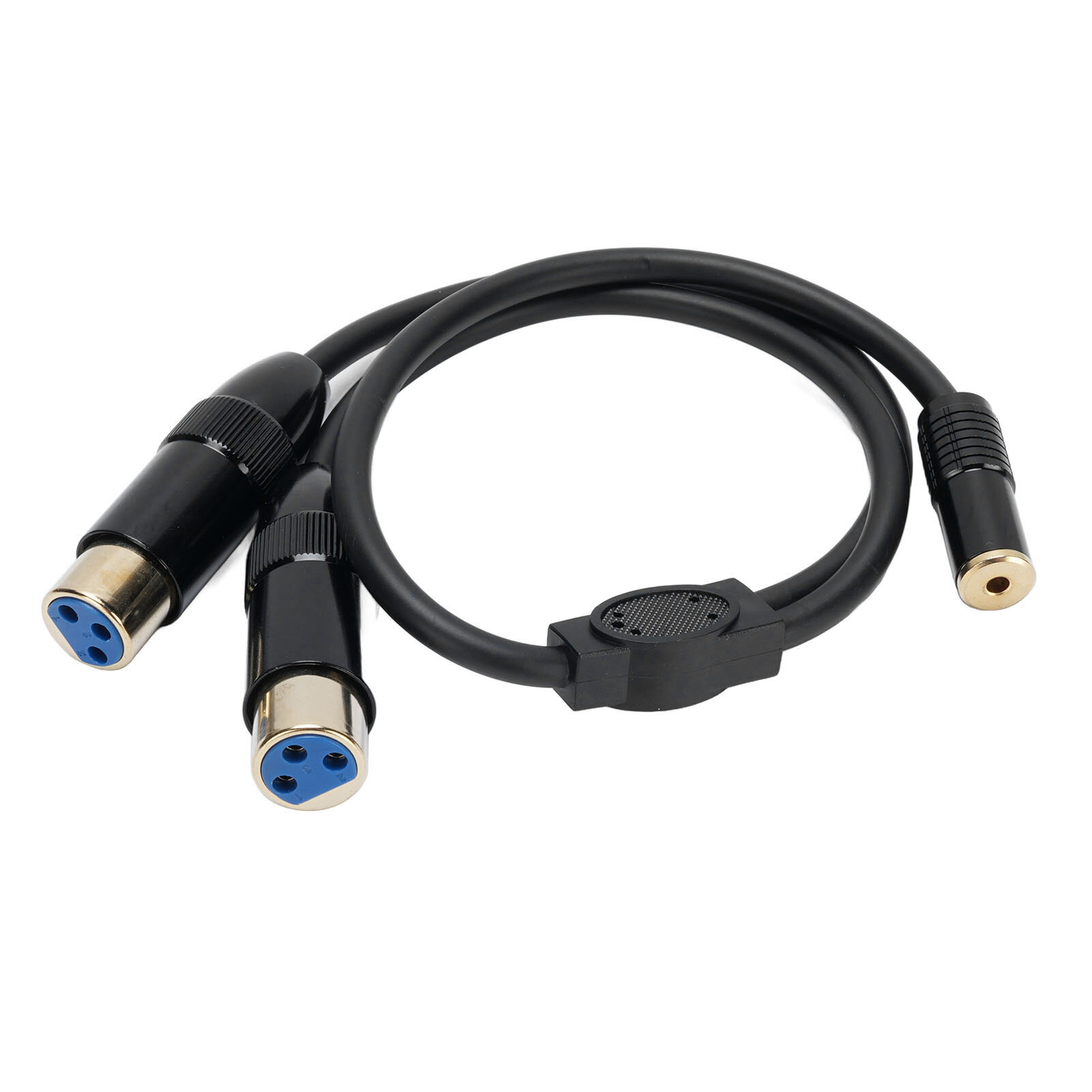 3,5 мм женского до двойного XLR женский кабель 0,5 м длиной 3,5 мм 1/8 дюйма Aux до XLR -несбалансированного кабеля с разветвитель