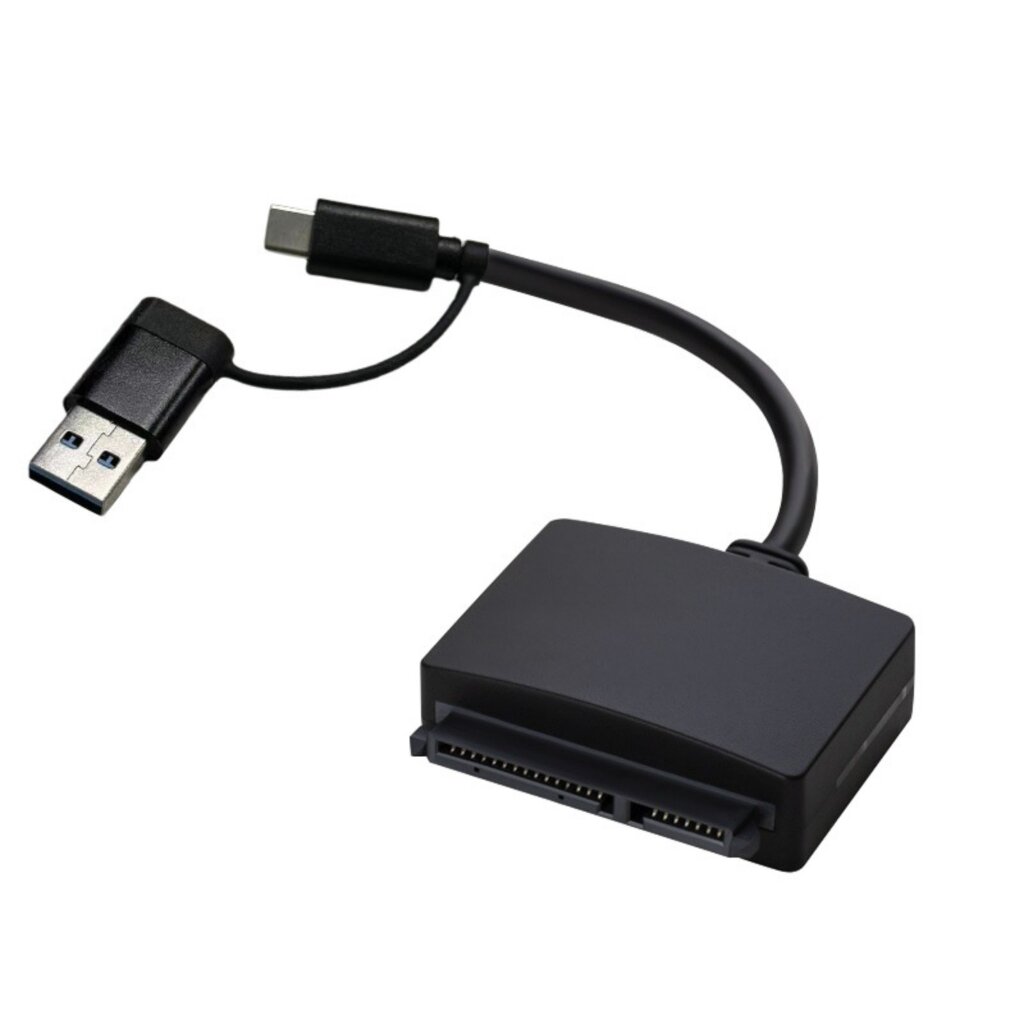 Портативные 2,5-дюймовые преобразователи USB C и USB A в SATAs для восстановления данных на твердотельных накопителях HDD и расширения хранилища