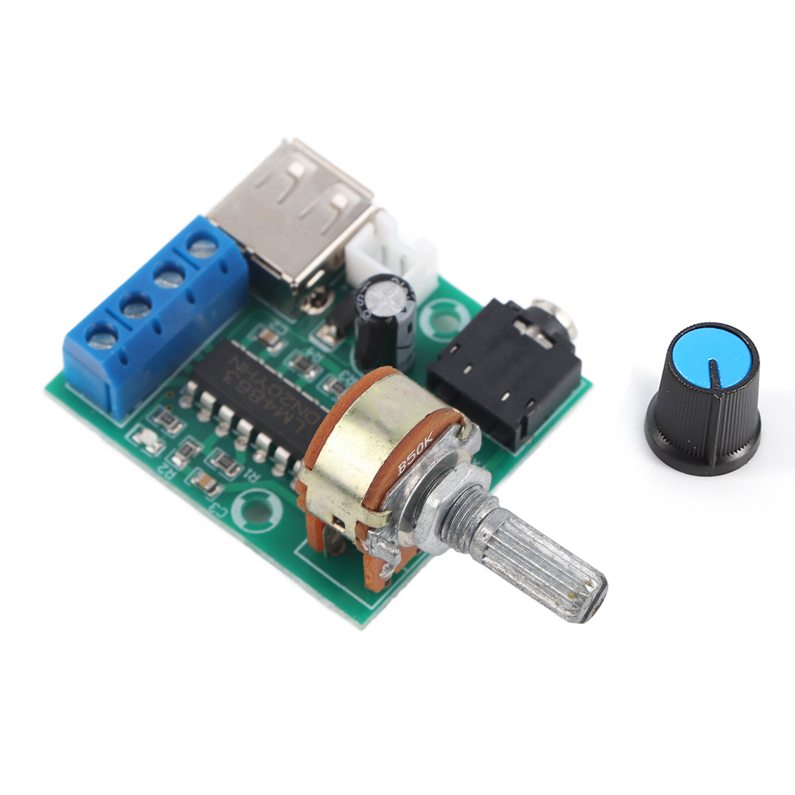 PM2038 Плата USB-усилителя Модуль аудиоусилителя питания 5 Вт