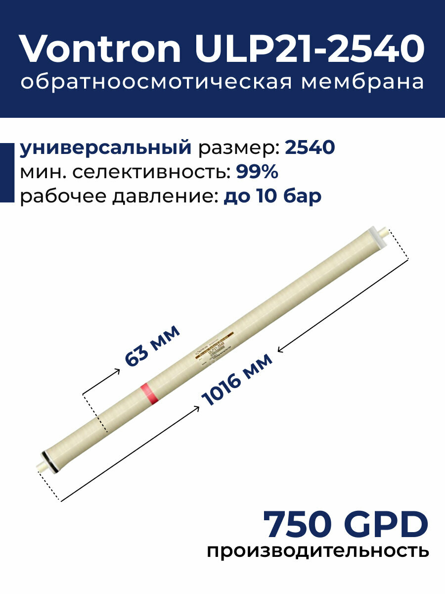 Мембрана обратного осмоса Vontron ULP21-2540