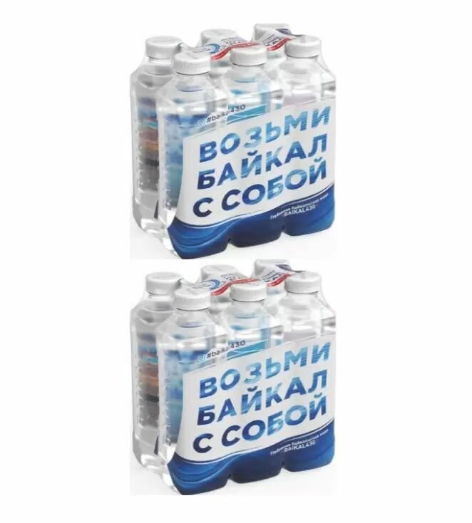 BAIKAL 430 Байкальская глубинная вода 850мл*6шт - 2 упаковки