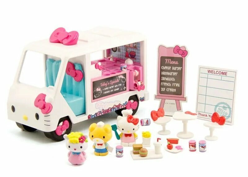 Набор игрушек для девочек HELLO KITTY кукла столовая машина игровой дом