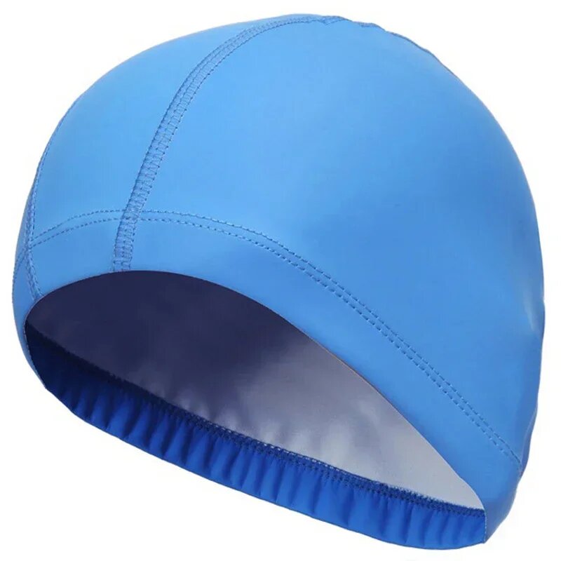 Шапка для плавания водонепроницаемая, синяя C102-light Blue