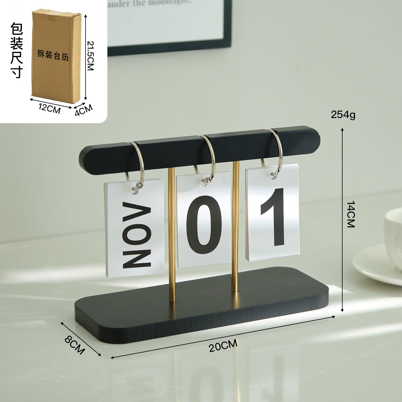 Календарь Орнамент Деревянный Креативный Стиль INS Настольный Вечный Календарь Фото Реквизит Декор Настольный Маленький Календарь Настраиваемый