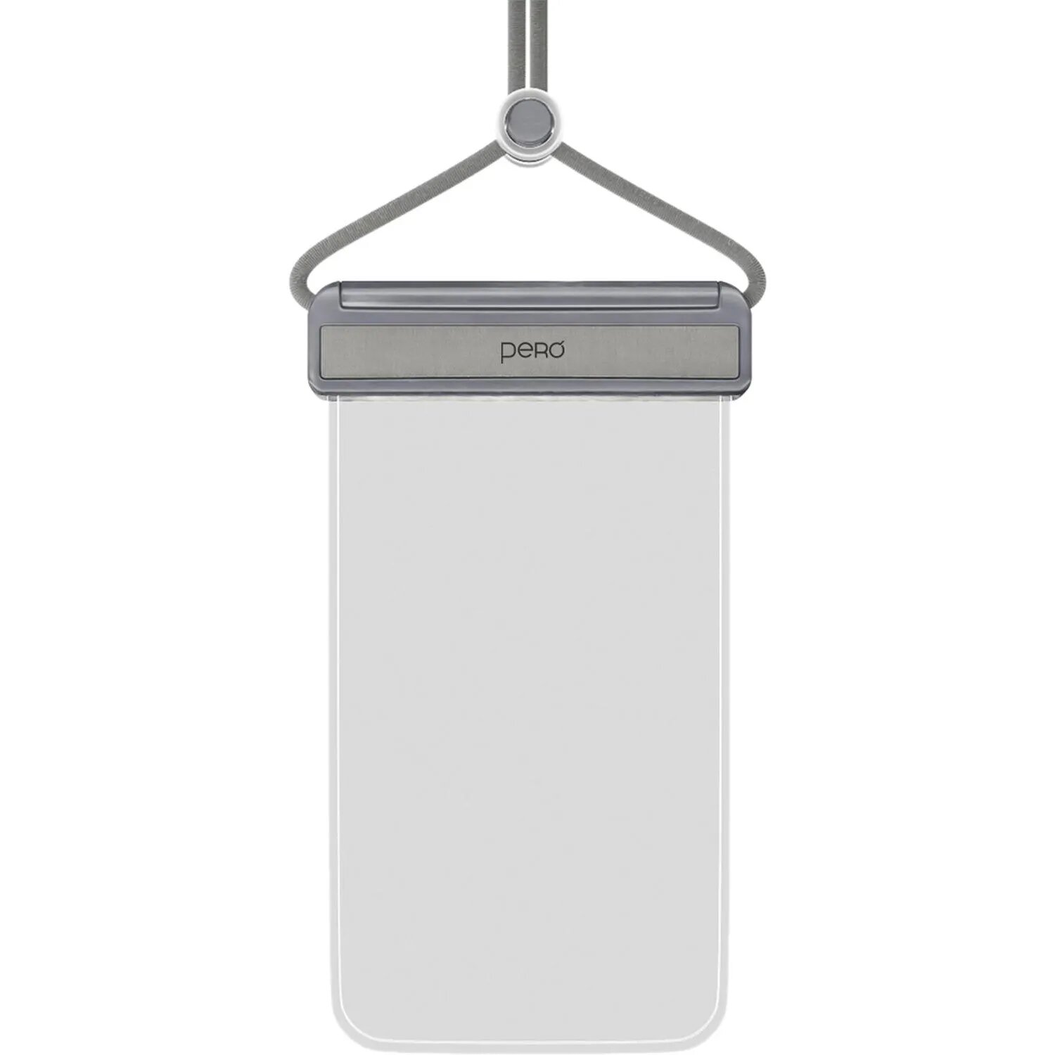 Чехол PERO влагозащитный для смартфона SB04 WATERPROOF BAG серый