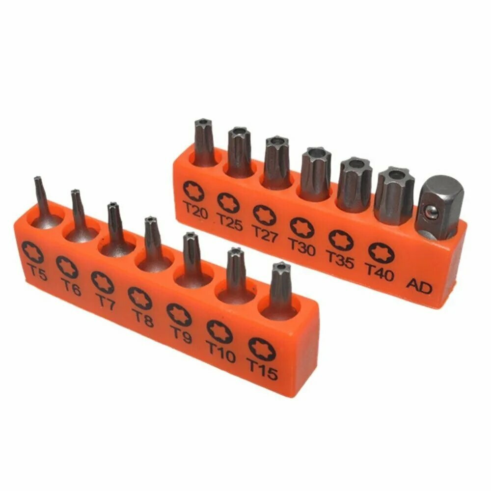 14 шт. Набор бит Torx 25 мм с отверстием T5-T40