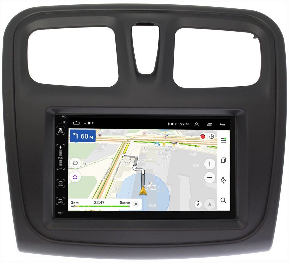 Магнитола в штатное место 2 din Renault Logan 2, Sandero 2 (Stepway) 2012-2022 Canbox 2/32 на Android 10 (GT5510-RP-RLSS-154)