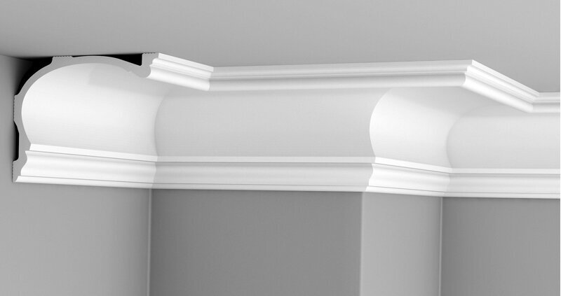 Плинтус потолочный Glanzepol GP-78, 1шт (длина 2м)