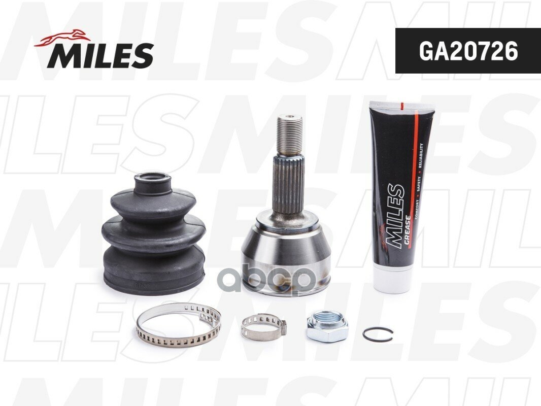 ШРУС наружный FORD FOCUS III/B-MAX/FIESTA V-VI 1.0-1.6TI 01- (GSP 818222) GA20726 Miles арт. GA20726