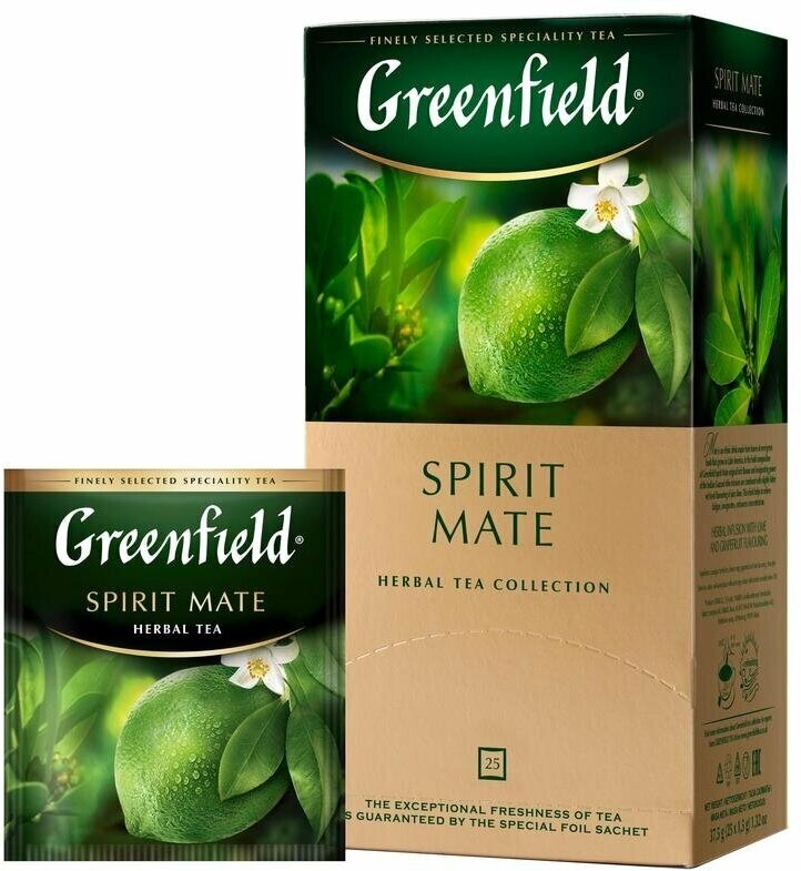 Чай Greenfield Spirit Mate травян, 25пак, 1007973
