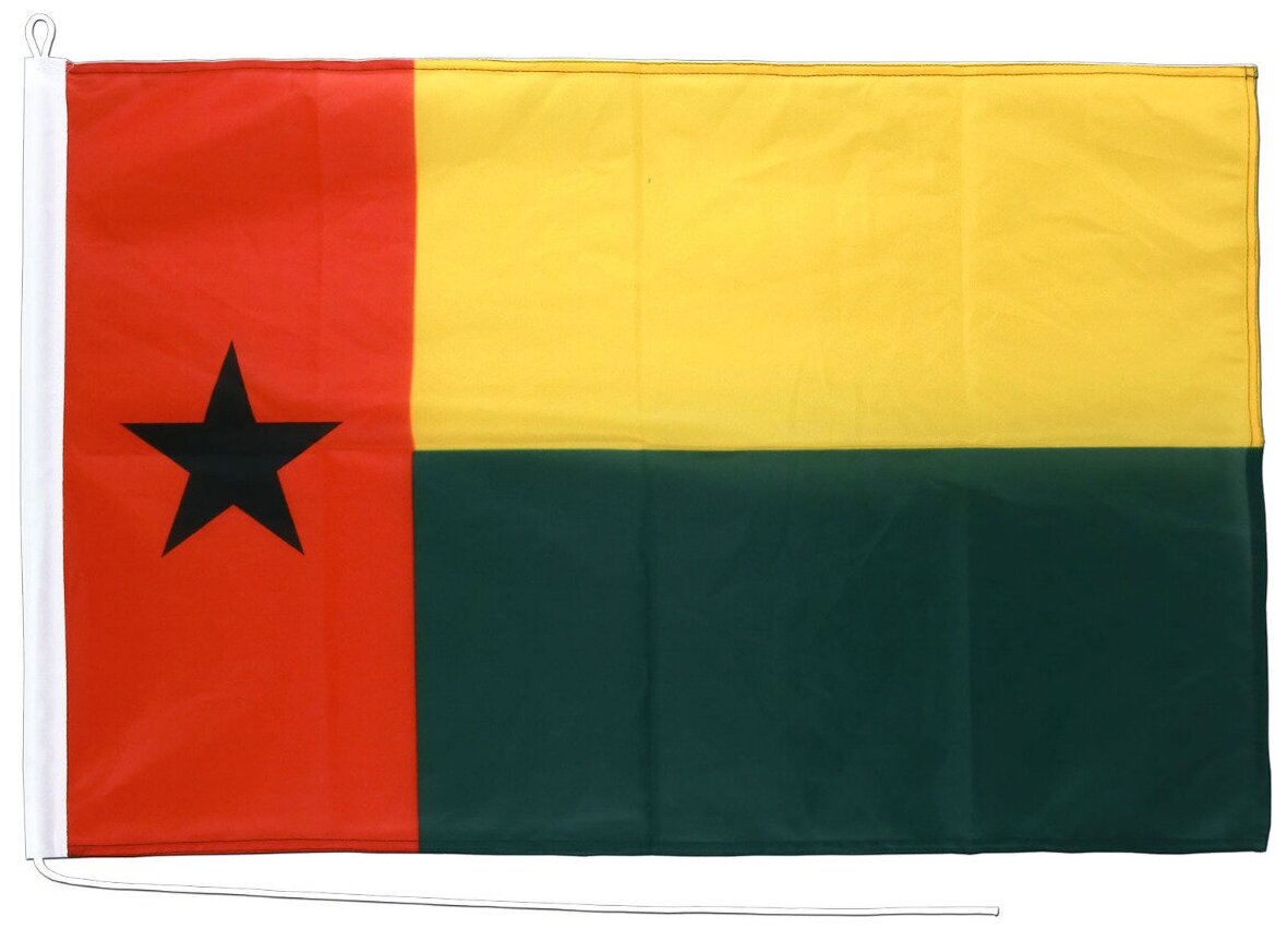 Флаг Гвинеи-Бисау на яхту или катер 40х60 см