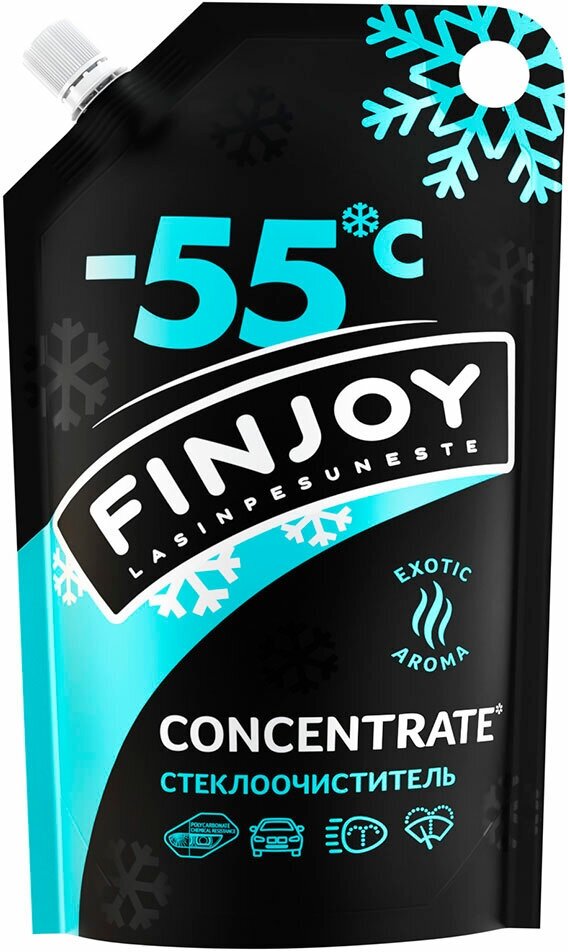 Стеклоомыватель Fin Joy Exotic зимний -55 °С концентрат 1 л