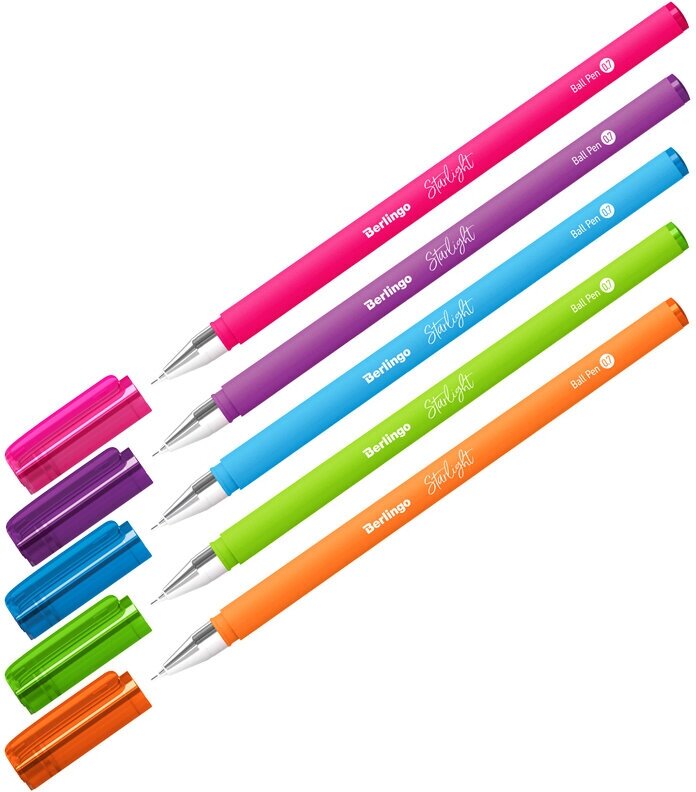 Berlingo Starlight шариковая ручка 0.7 мм с игольчатым стержнем, цвет чернил синий, 1 шт