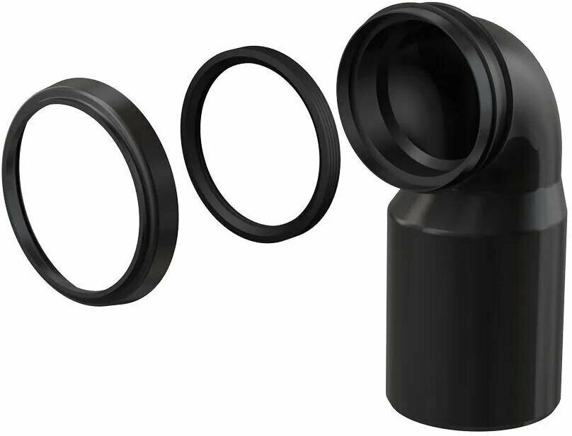 Колено 90° стока для инсталяции комплект 90/110 AlcaPlast M906