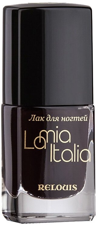 Лак для ногтей RELOUIS La Mia Italia тон 20 черно-розовый