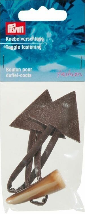 Застежка-клевант, темно-коричневый (15*5см) PRYM 417710