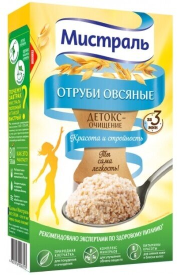 Отруби Мистраль Овсяные 400 г