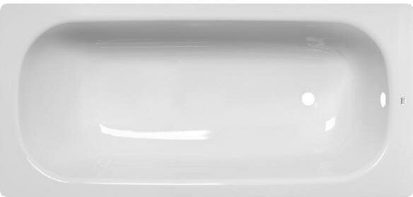 Ванна стальная DONNA VANNA 170*70*40 2,3 мм с опорной подставкой, белая орхидея, ВИЗ