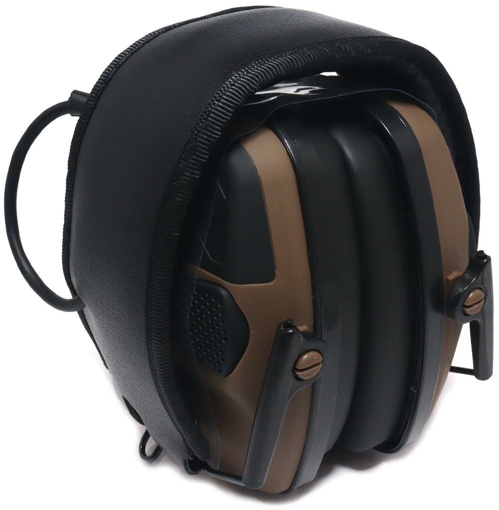 Тактические активные наушники Lyman / Песочный (FDE)