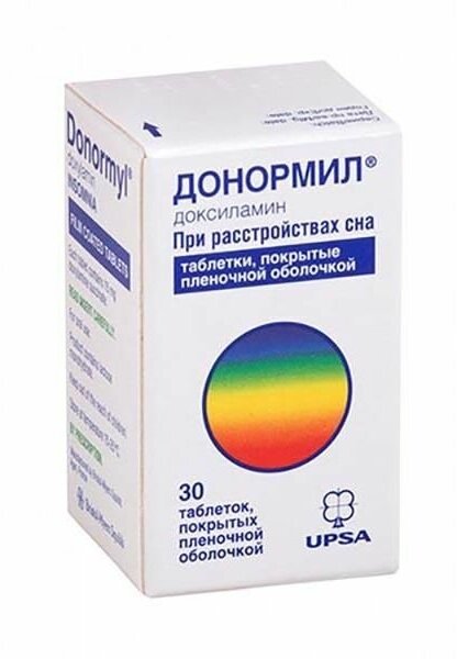 Донормил таблетки п/о плен. 15мг 30шт