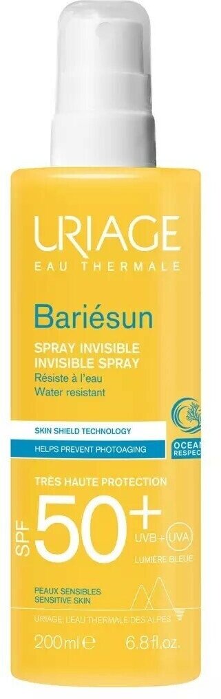 Uriage Bariesun Spray Invisible Невидимый спрей SPF 50+, 200 мл