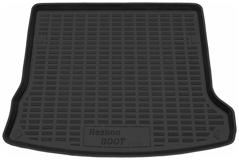 REZKON 5039020400 коврик в багажник! пластиковый, черный, 5-ти местный, борт 4см\ Lada Largus 12-21