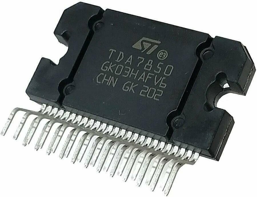 Микросхема TDA7850, Hi-Fi aудио усилитель мощности, ST Microelectronics, 2 шт.