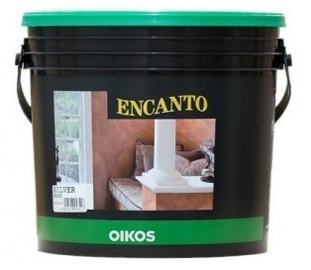 Краска Oikos Encanto Silver 4 л