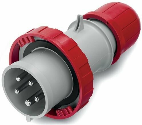 Вилка кабельная DKC DIS2183233 IP67 32A 2P+E 230В, "Quadro"