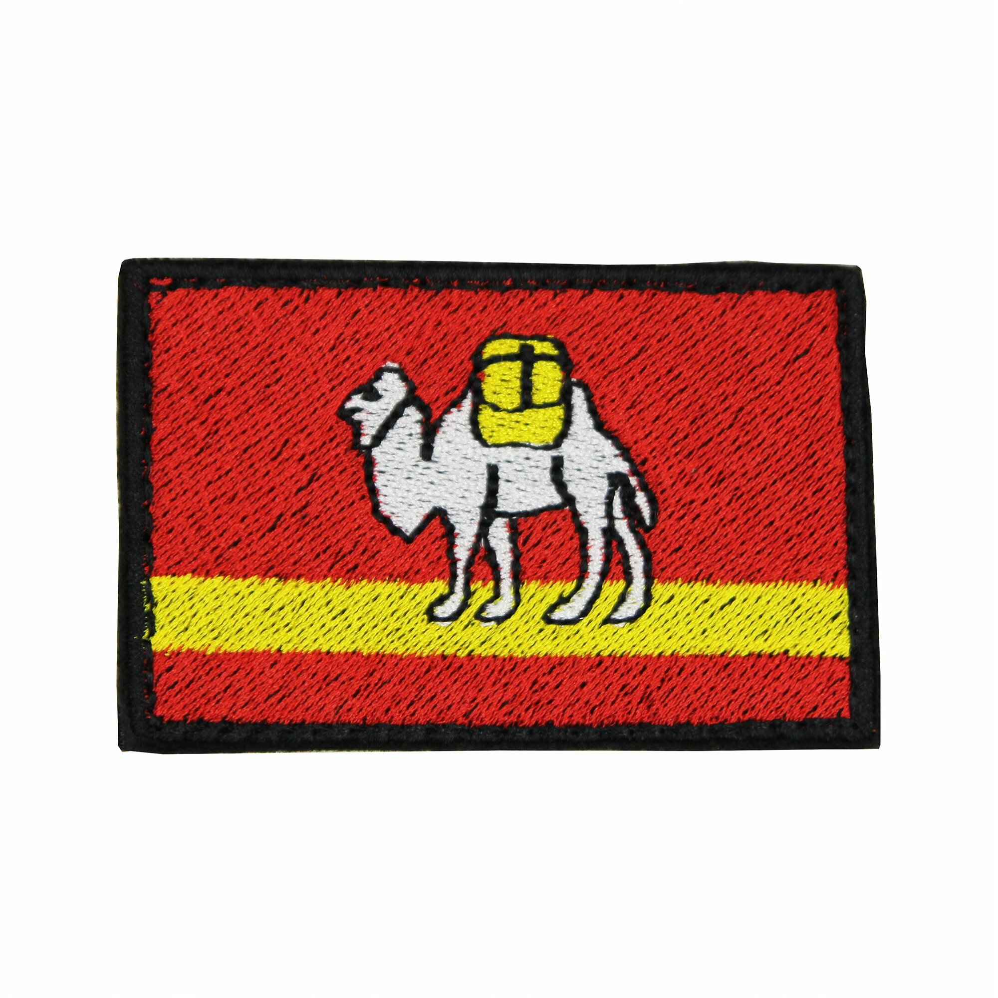 Нашивка, патч, шеврон на липучке "Флаг Челябинской области" 70x45mm PTC425