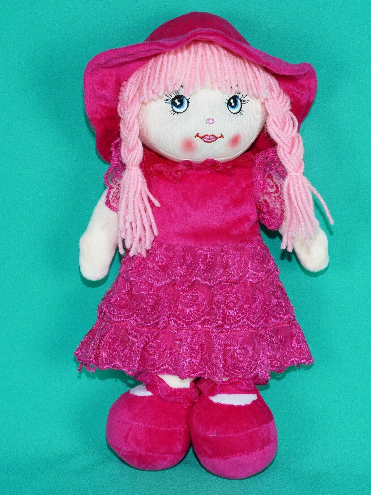 Мягкая игрушка кукла 35 см.