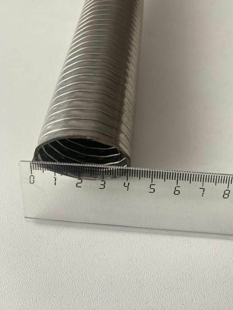 Выхлопная труба металлорукав ПЖД для отвода выхлопных газов D38мм 100 см (1 метр)
