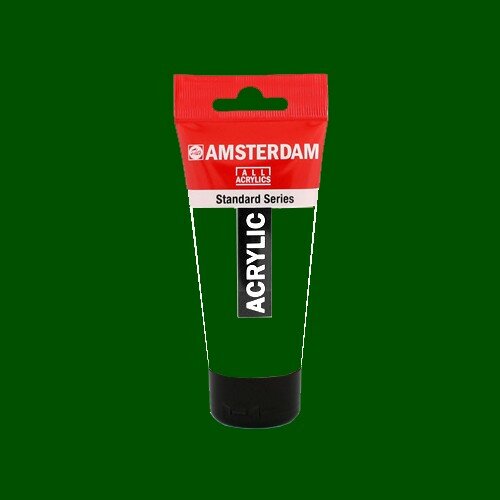 Краска акриловая AMSTERDAM цв.№622 зеленый оливковый темный туба 20мл