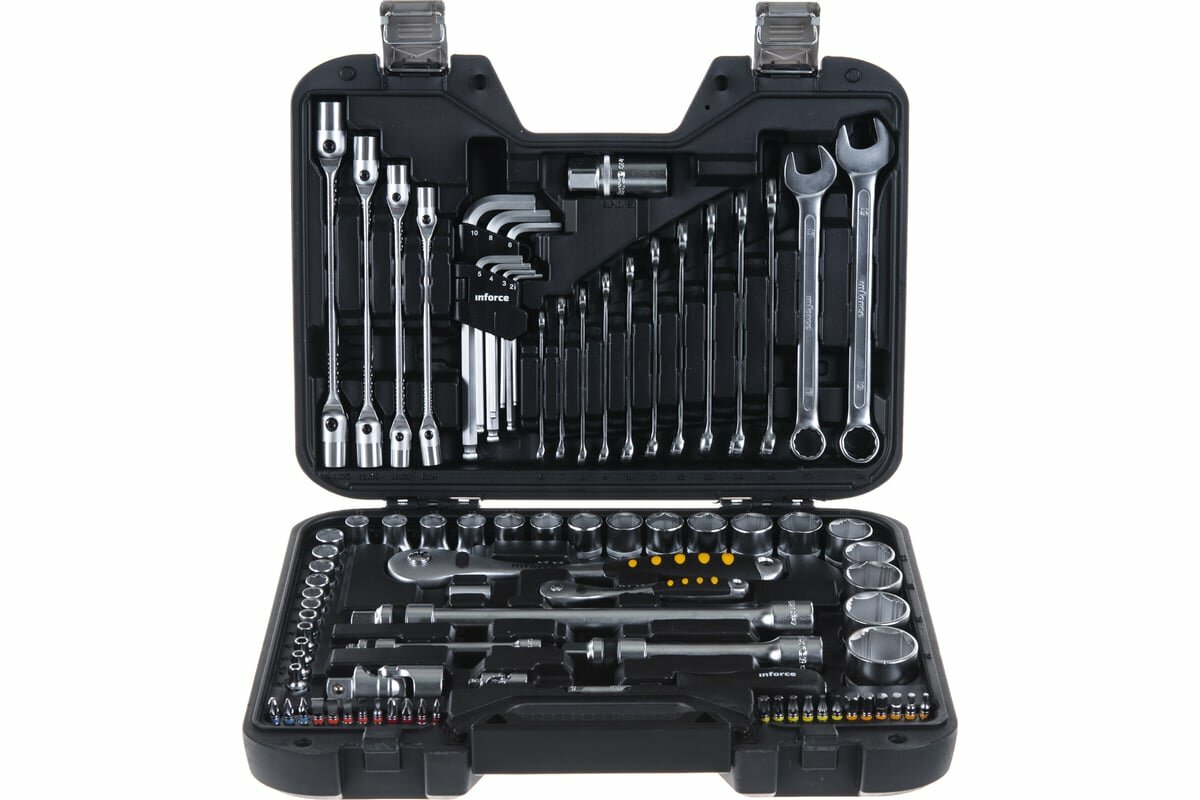 Inforce Набор инструментов 85 предметов 1/2" & 1/4" 06-07-14