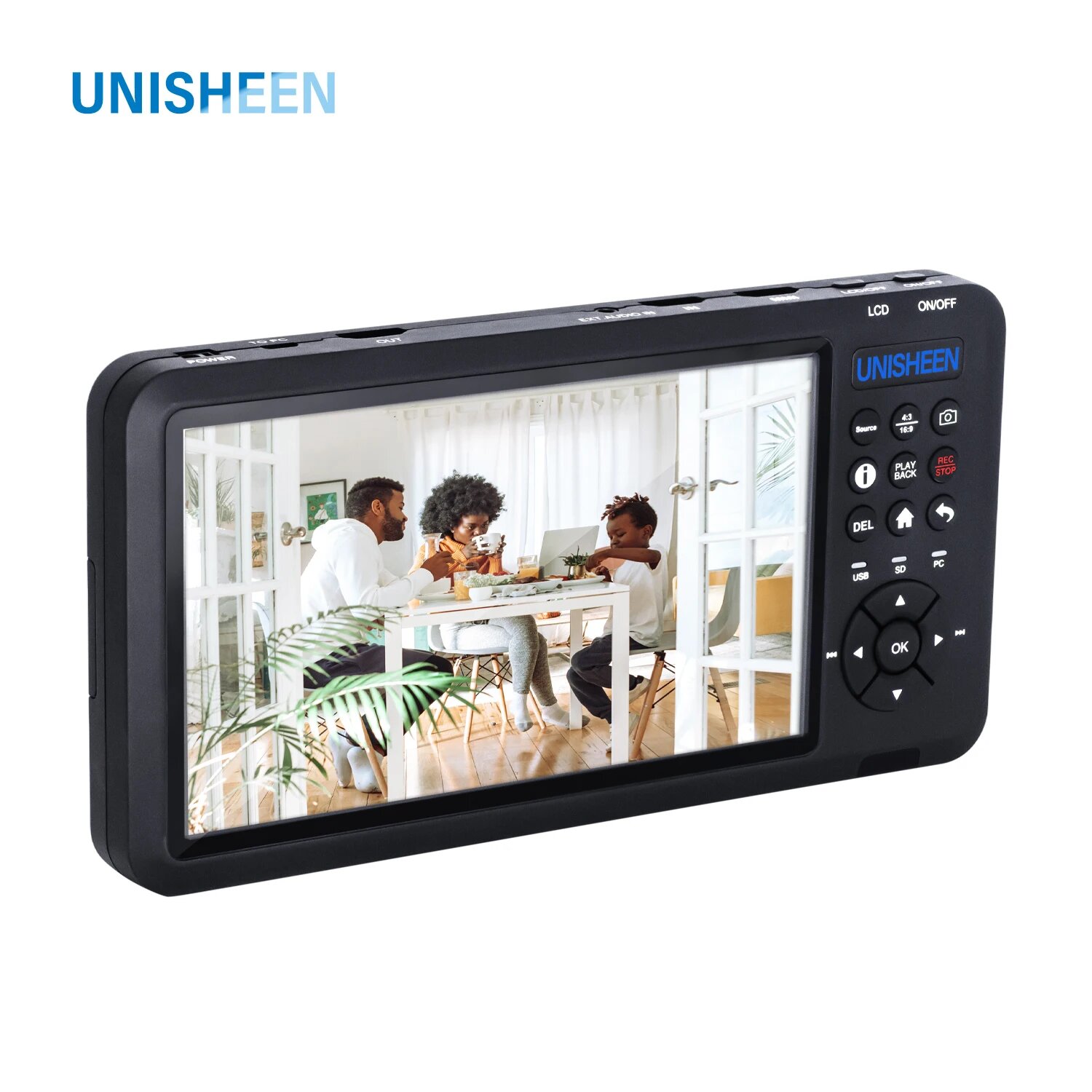 UNISHEEN UR500 Video Recorder Capture Box с экраном 7 дюймов UR500A(HDMI-MMC)