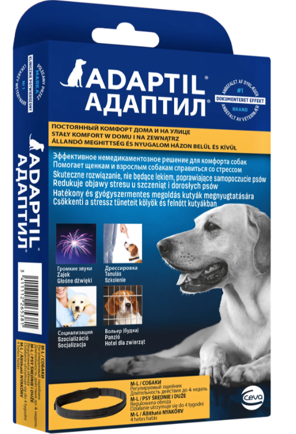 Ошейник с феромонами Ceva Adaptil Сева Адаптил M/L