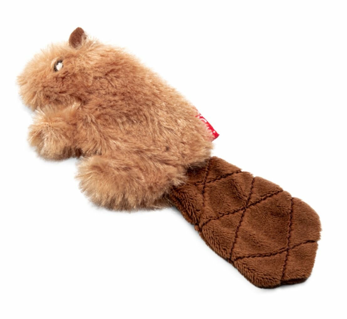 Gigwi игрушка для кошек Бобренок с кошачьей мятой 16см, серия REFILLABLE CATNIP