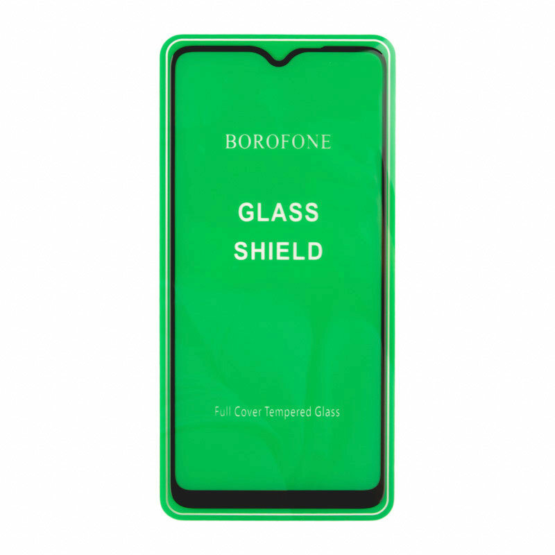 Защитное стекло BOROFONE Elephant для Samsung A20S 2.5D, 0.33 мм с черной рамкой