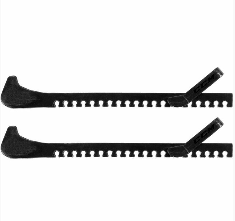 Чехлы для хоккейных коньков CCM Skateguard CCM PSG 1 BK, Чехлы для лезвий, сушилки, черные, взрослые, пластиковые