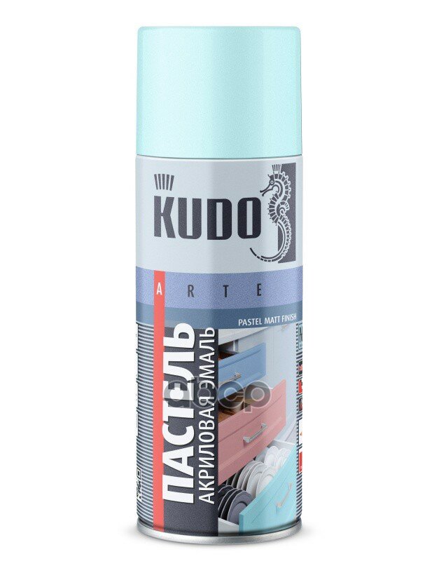 Эмаль универсальная акриловая пастельная голубая KUDO 520 мл Kudo арт. KUA102