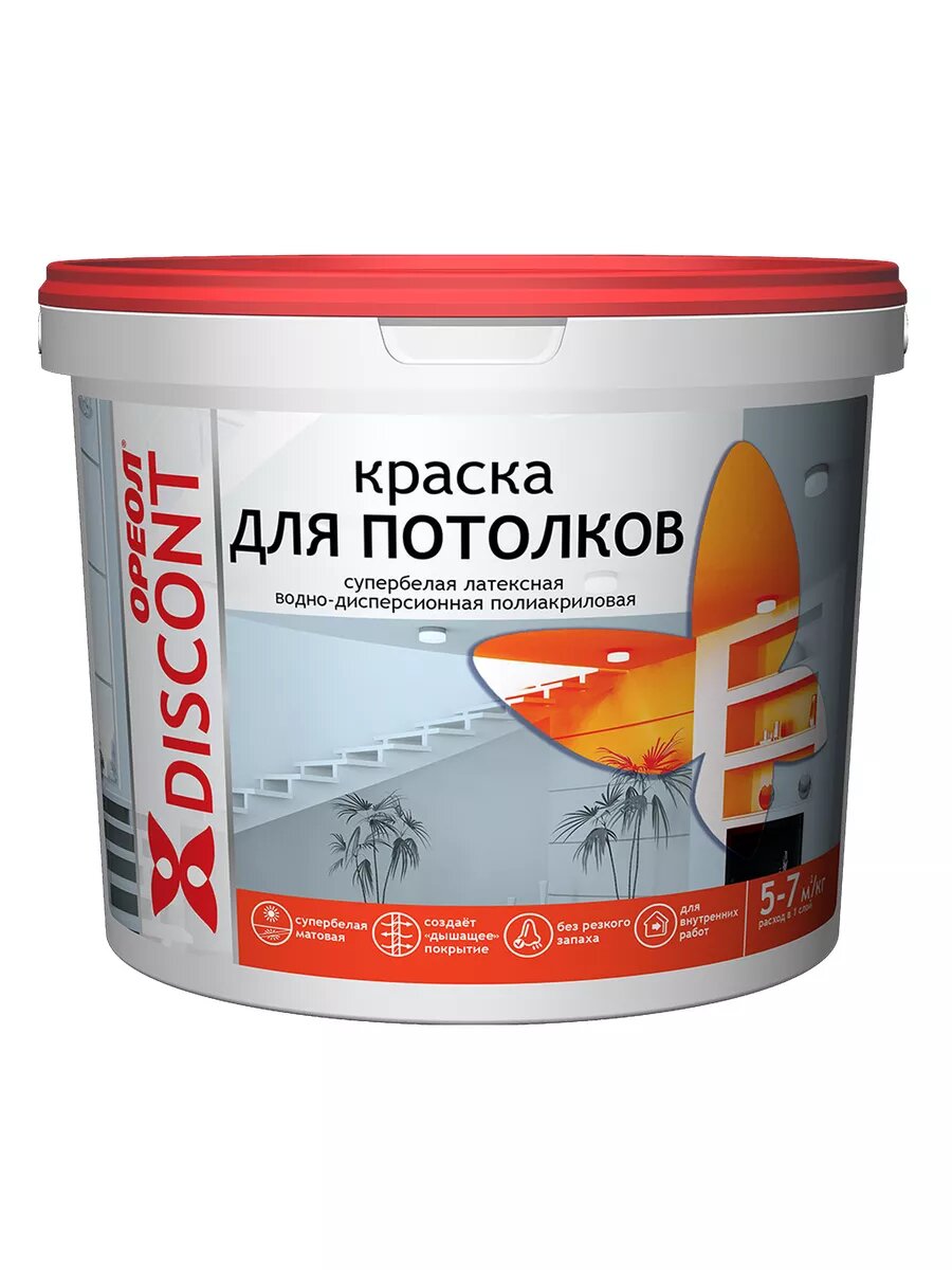 Ореол Дисконт для потолков Супербелая, 13кг