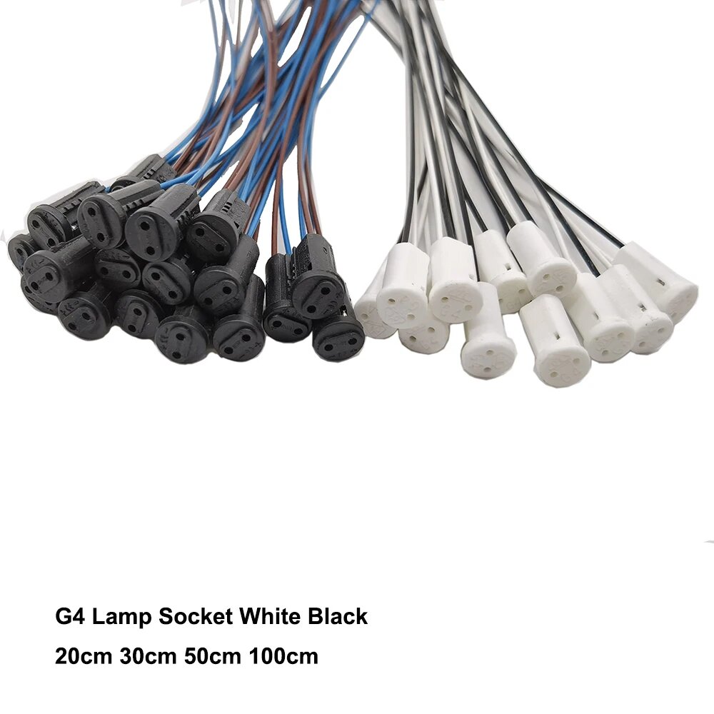 Патроны для ламп G4 CHTPON 12V 220V 20-100см белые и черные