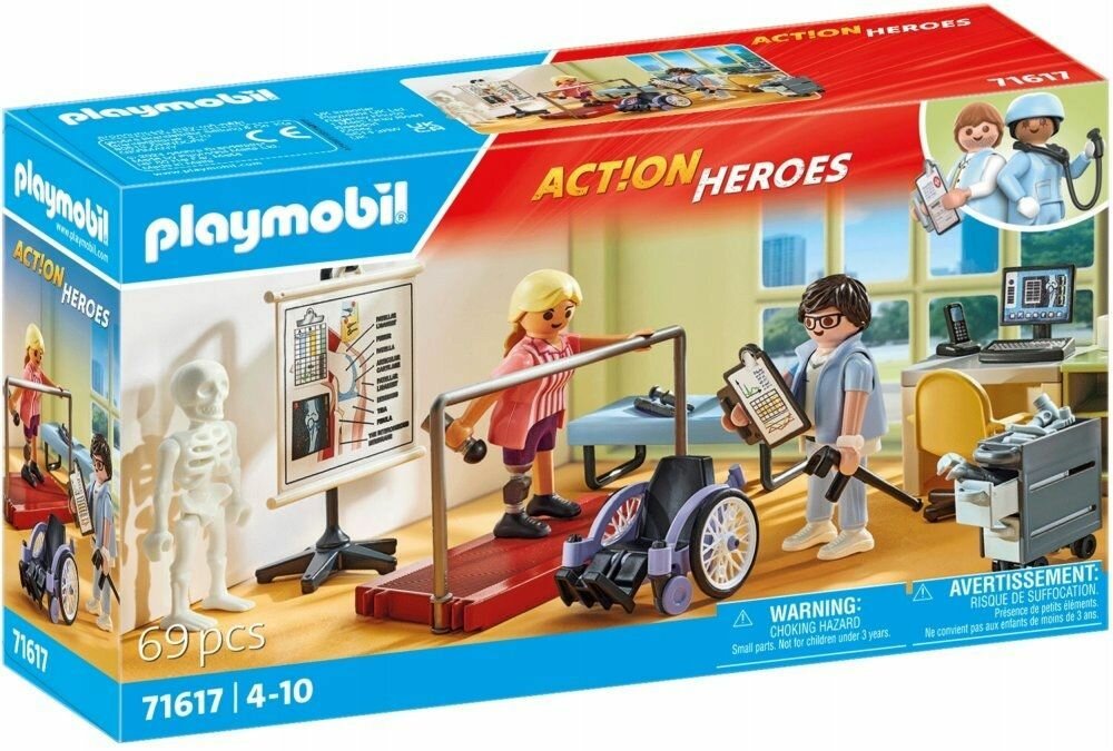 Конструктор Playmobil Action Heroes - Ортопедическое отделение - Плеймобиль 71617