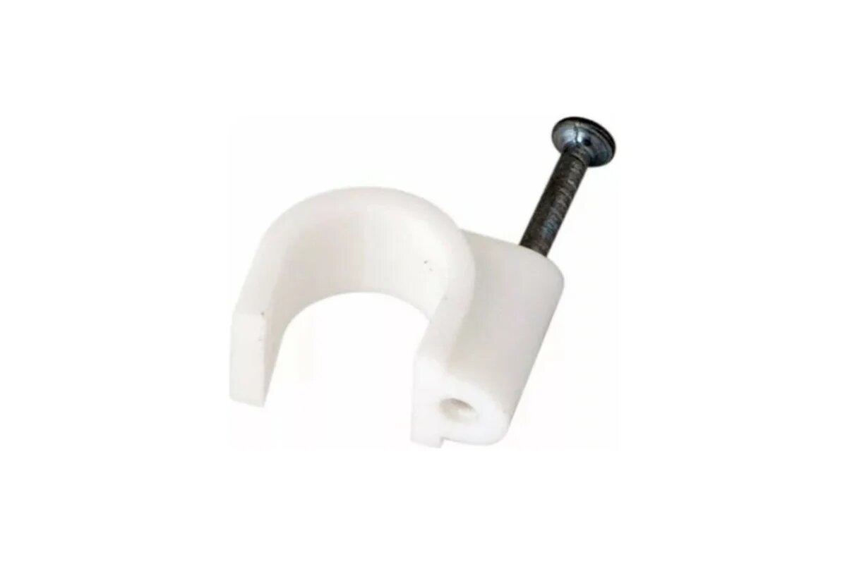 REXANT круглый крепеж кабеля 8 мм белый набор 50 шт 07-4008 для монтажа кабельных трасс