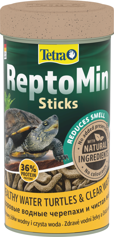 Сухой корм для рыб, рептилий, ракообразных Tetra ReptoMin Sticks, 500 мл, 130 г